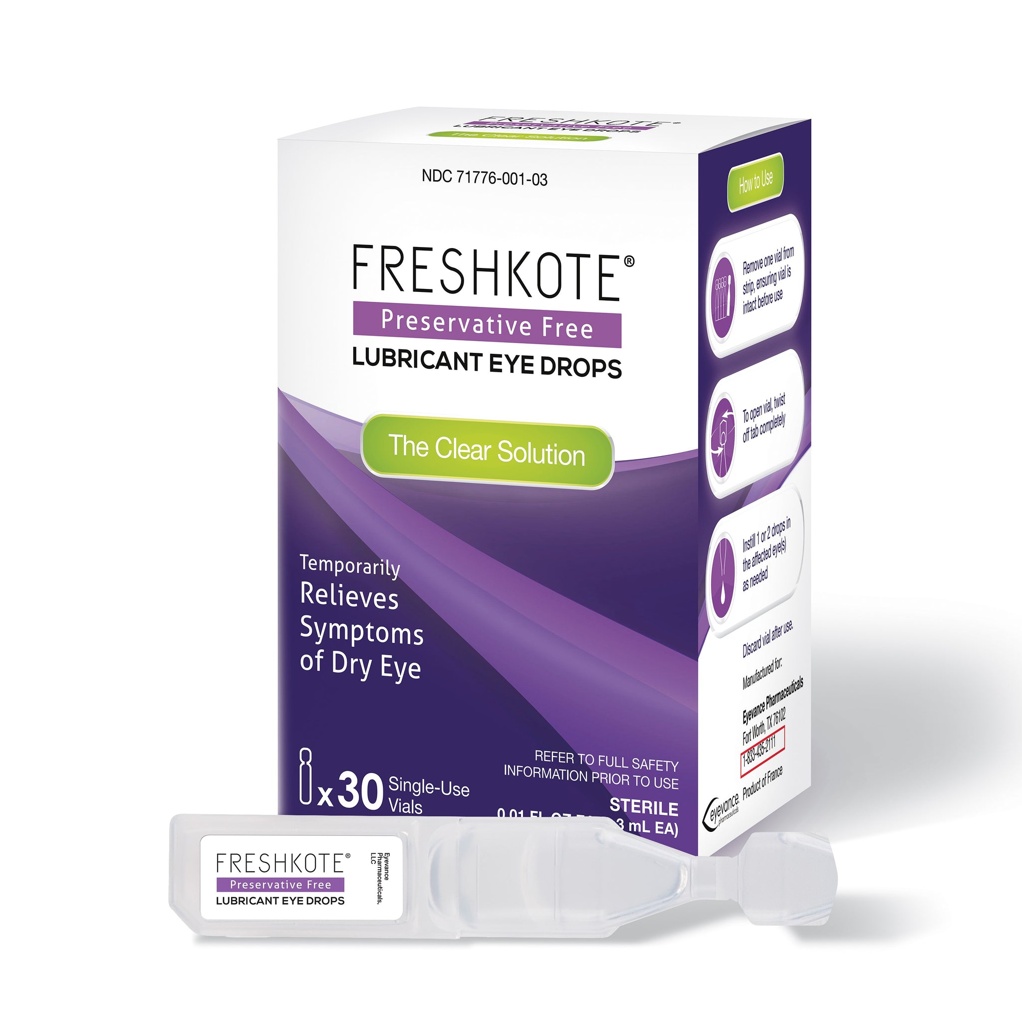 FRESHKOTE® PRESERVATIVE FREE (PF) LUBRICANT EYE DROPS – Harrow Eye